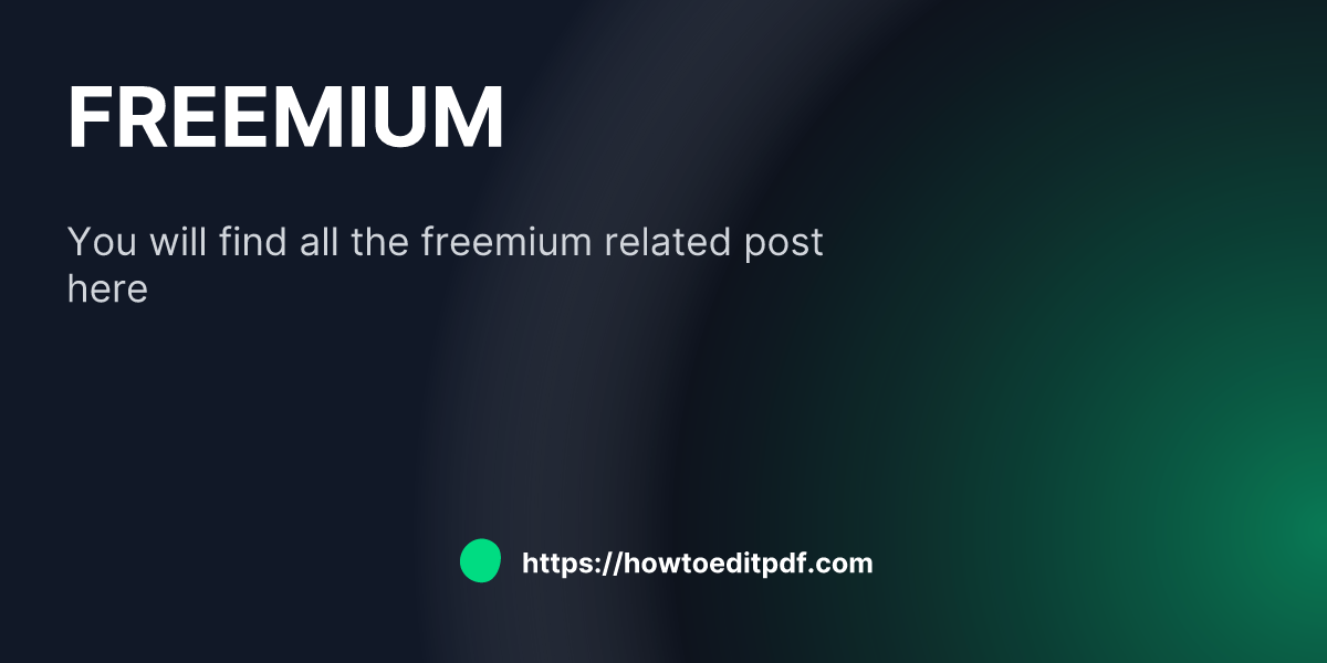 freemium